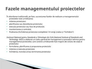 Material complet Managementul de proiect | PPTX