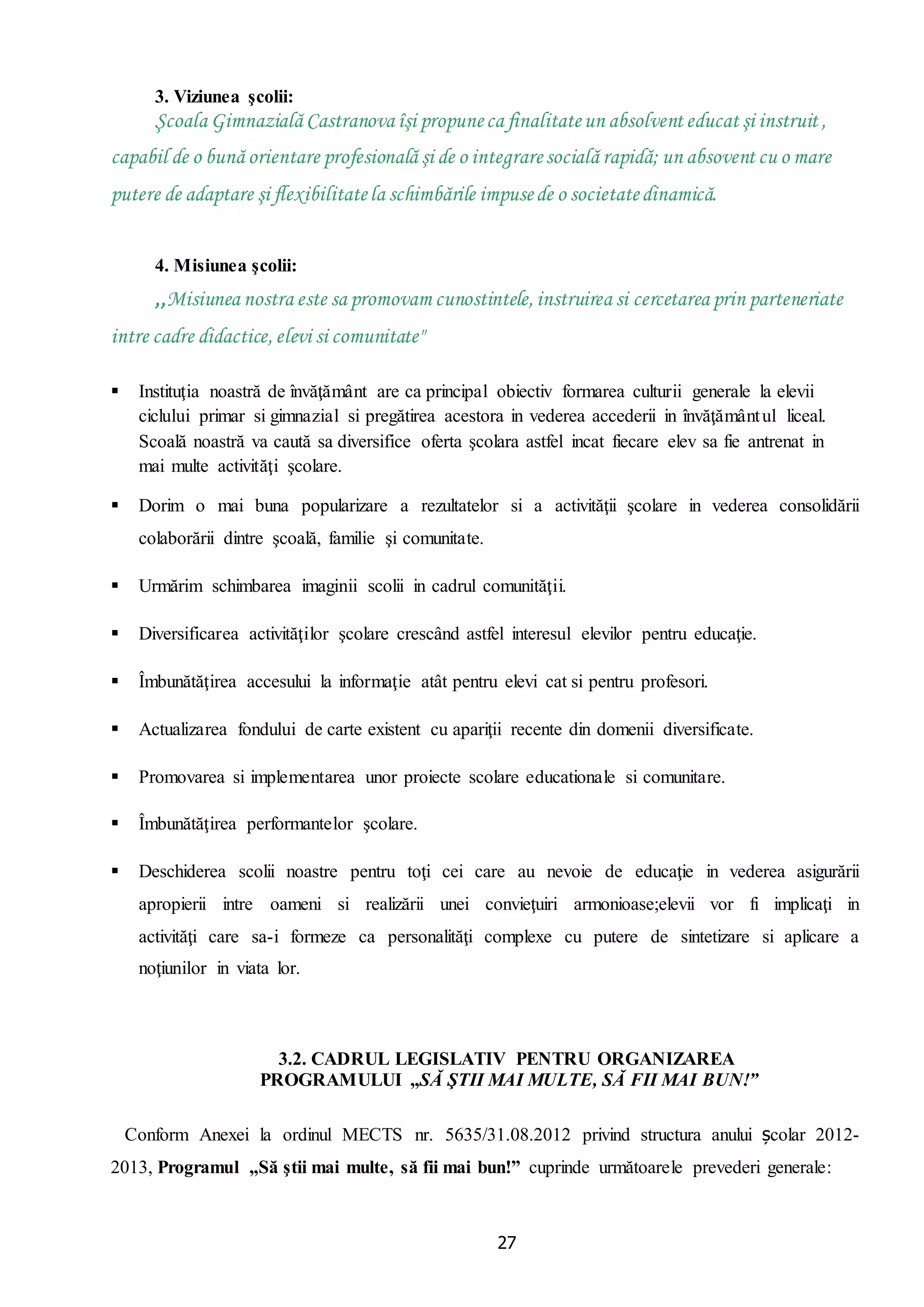 Managementul proiectelor educationale | DOCX