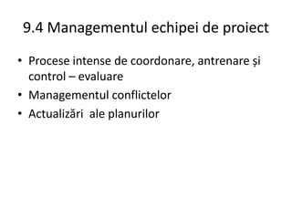 Managementul resurselor umane ale proiectului | PPTX