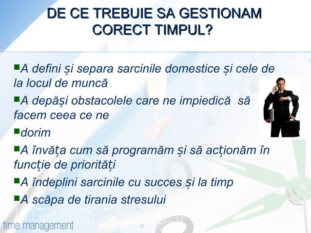Managementul timpului | PPT