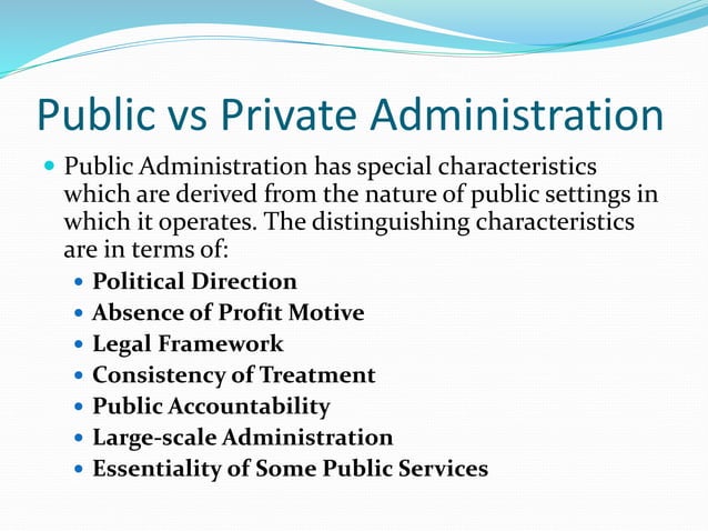 Administration Vs. Management | PPTX
