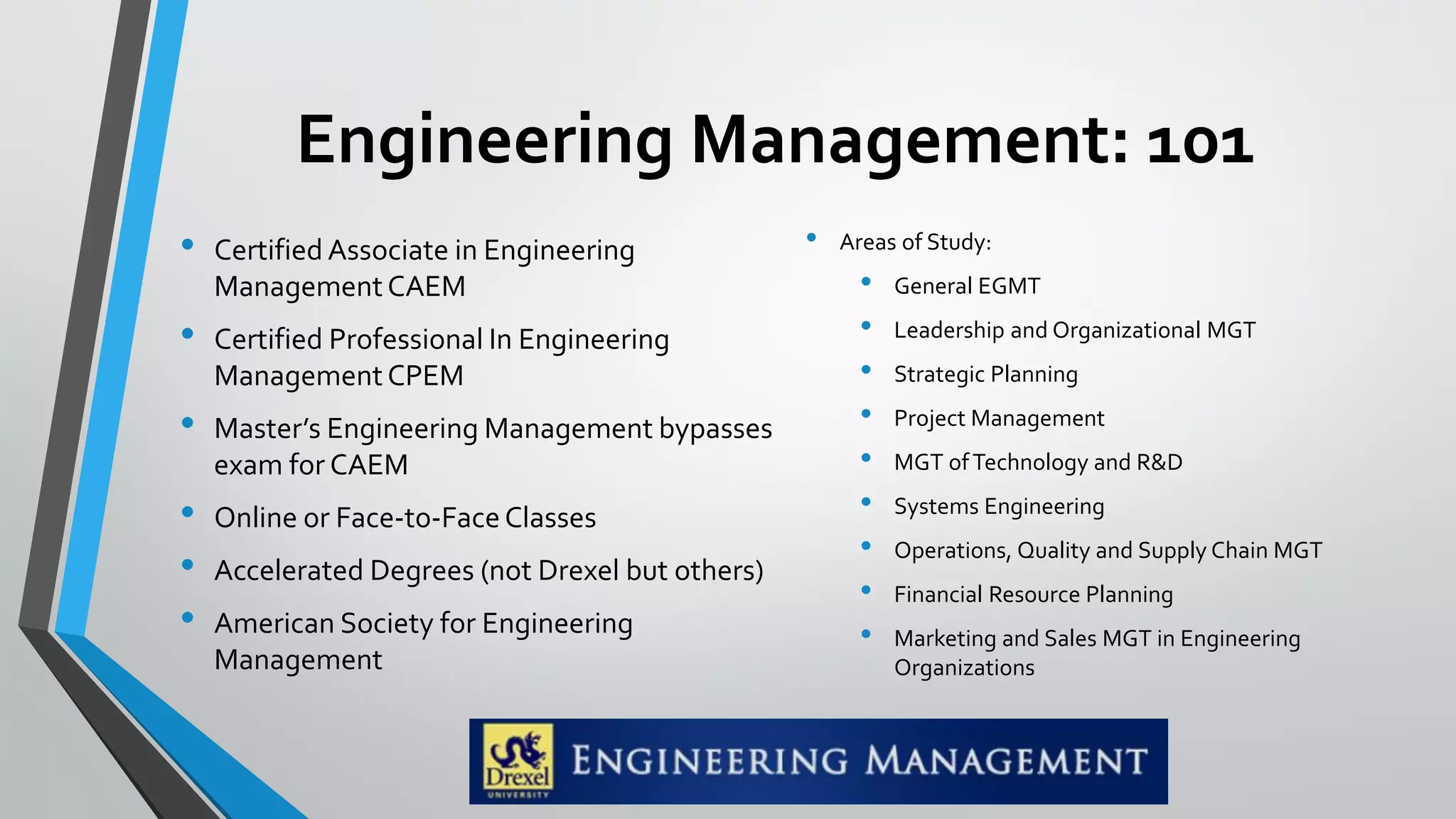 Management within the context of engineering & technical operations | PPT