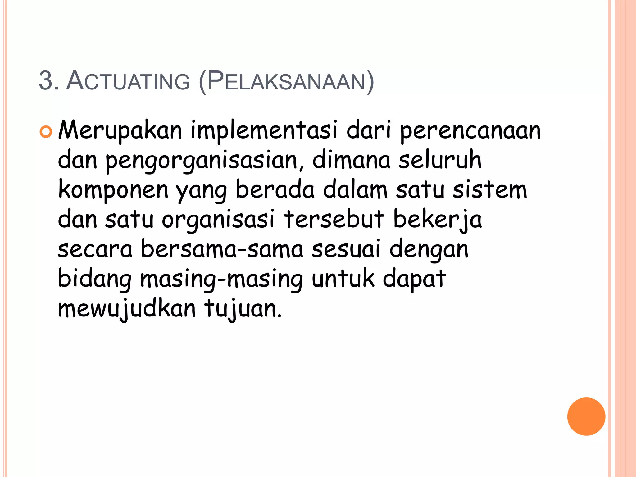 Manajemen umum POAC | PPTX