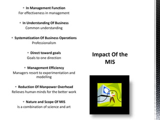 Management Information System (Job and Implemented in Walmart) | PPTX