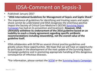Managemet of sepsis and septic shock | PDF