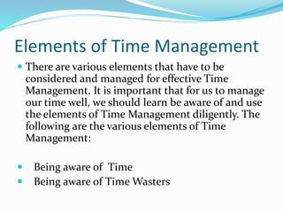 Time Management | PPTX