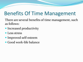 Time Management | PPTX