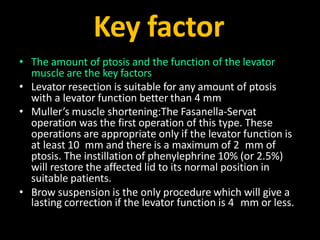 managemwnt of ptosis.pptx