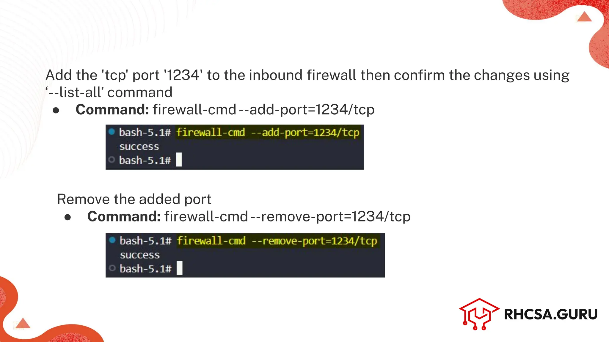 Manage Network Security (Firewall) in RHEL - RHCSA (RH134).pdf | Operating Systems | Computer ...