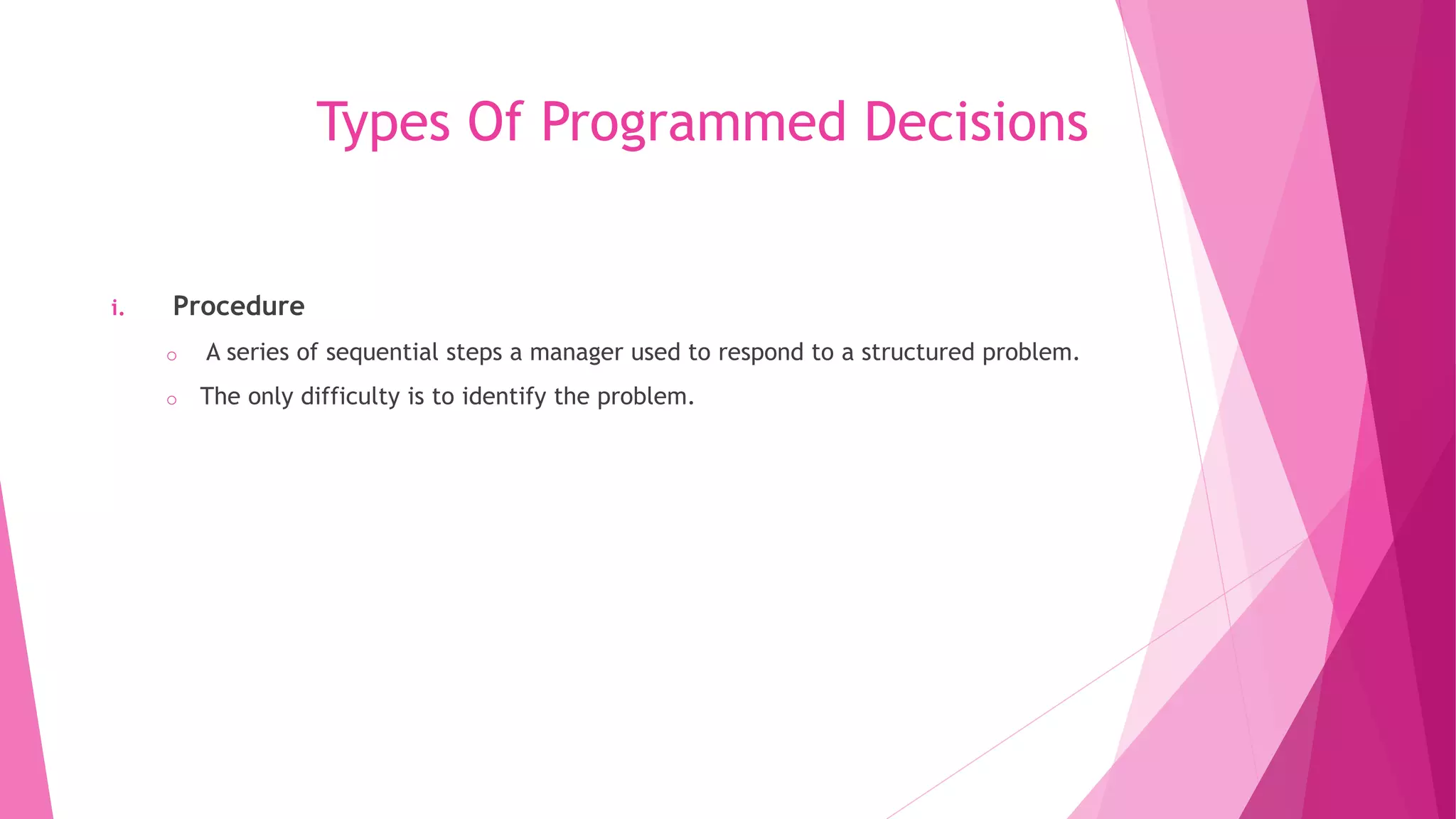 Management Chapter no 7 Managers As Decision Makers. | PPTX