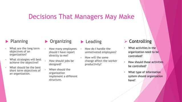 Management Chapter no 7 Managers As Decision Makers. | PPTX | Business ...