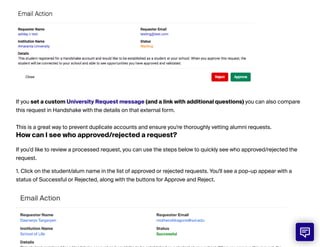 Manage Pending Alumni Requests - Howard University | PPT