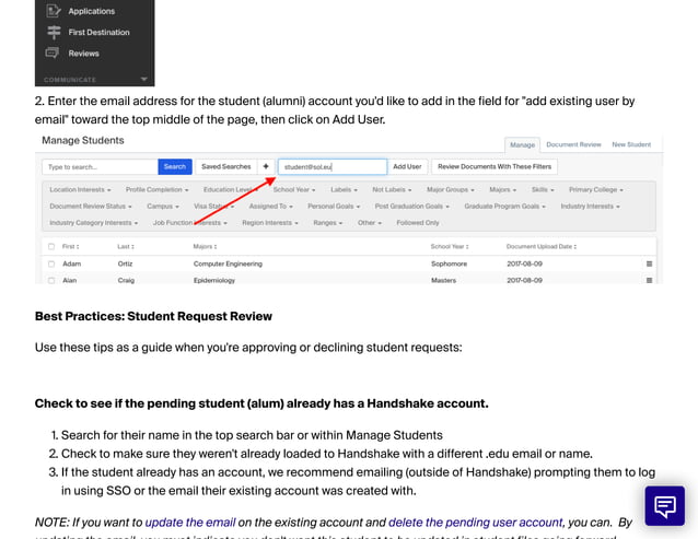 Manage Pending Alumni Requests - Howard University | PPT