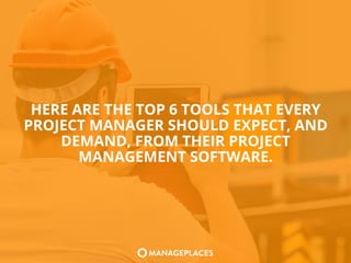 6 Essential Tools You Need in Project Management Software | PDF