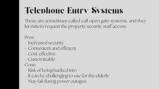 Manage Property Access with Gate Access Control System | PPTX