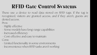 Manage Property Access with Gate Access Control System | PPTX
