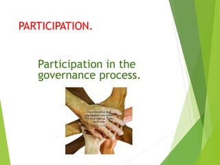 Good Governance and qualities of a good employee PPT from Jmes joseph ...