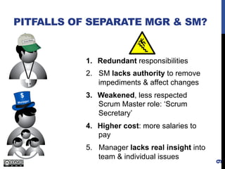 Manager as scrum master | PPT