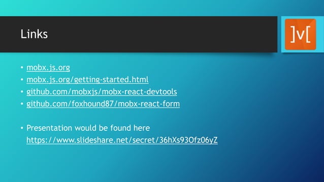 Manage react state with MobX | PPT Manage react state with MobX | PPT