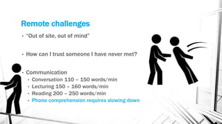 Managing remote teams. | PPTX