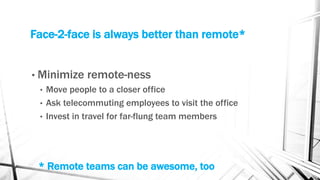 Managing remote teams. | PPTX