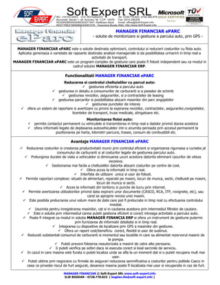 Manager Financiar ePARC | PDF