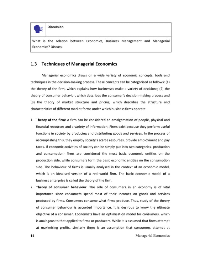 Managerial economics Notes For M-com (Final)Year | PDF