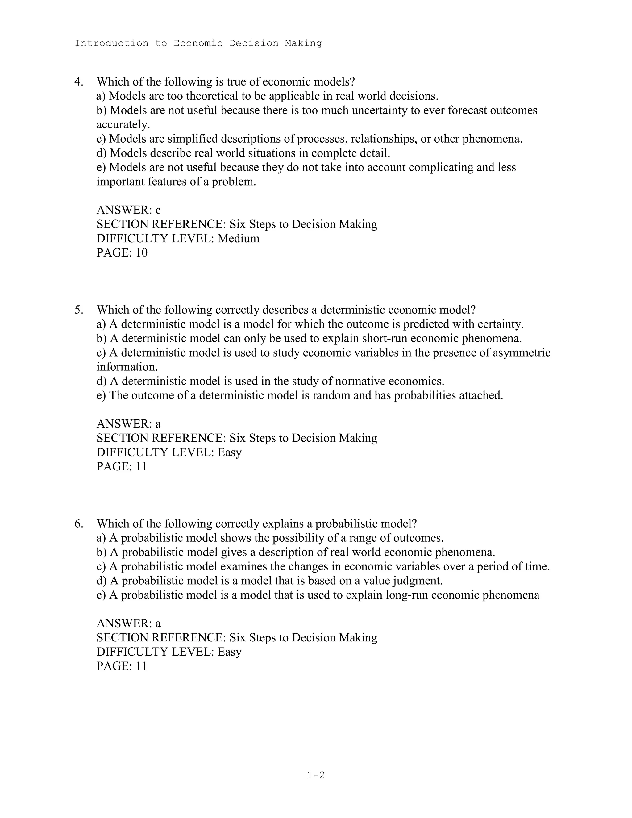 Managerial Economics 7th Edition Samuelson Test Bank | PDF