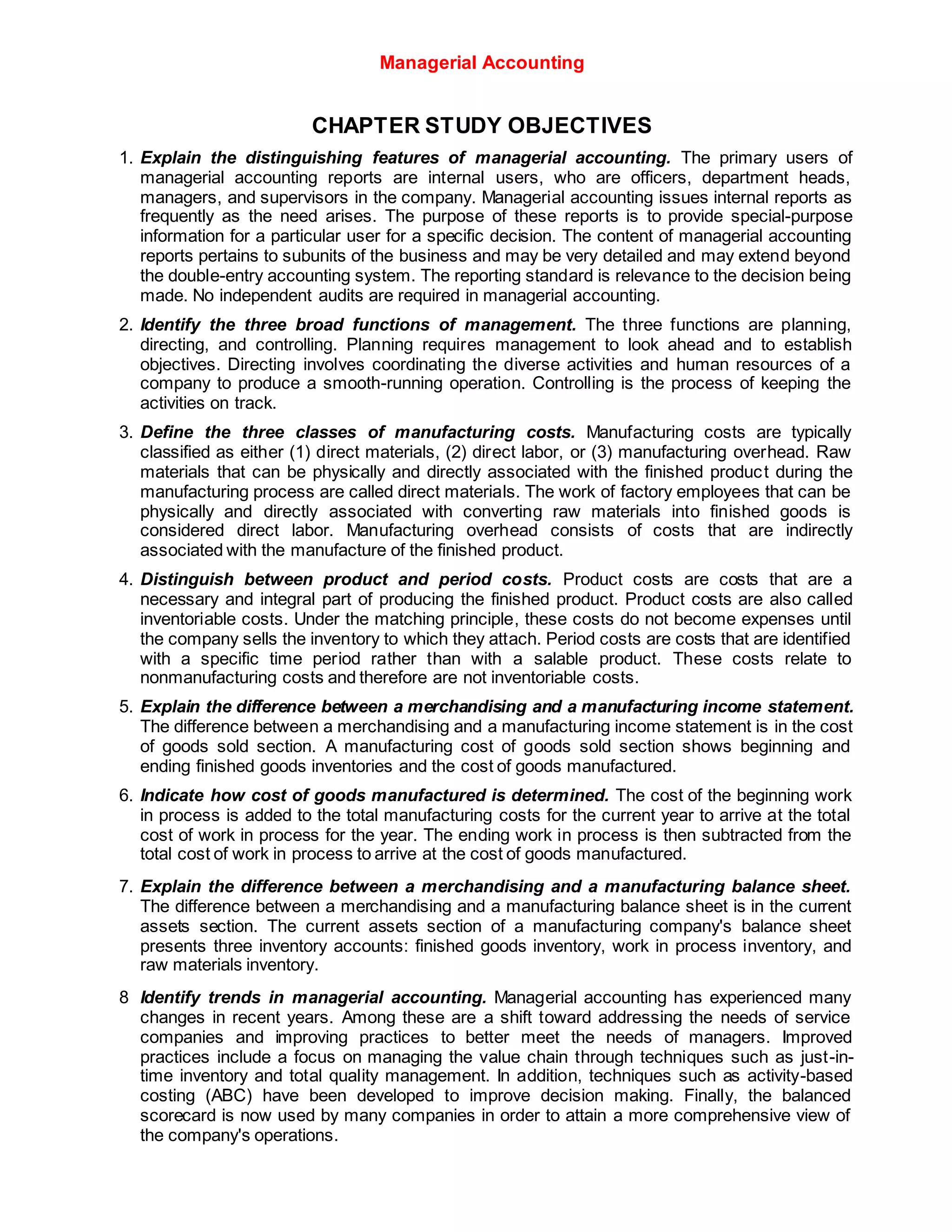 Managerial accounting-Test Bank for Students | DOCX