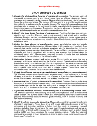 Managerial accounting-Test Bank for Students | DOCX