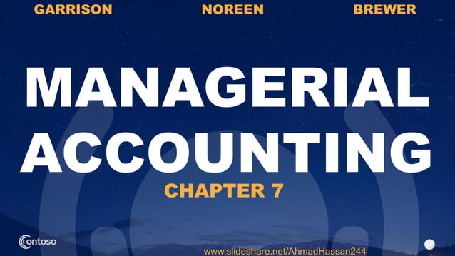| Managerial Accounting | Chapter 7 | Systems Design: Activity-Based ...