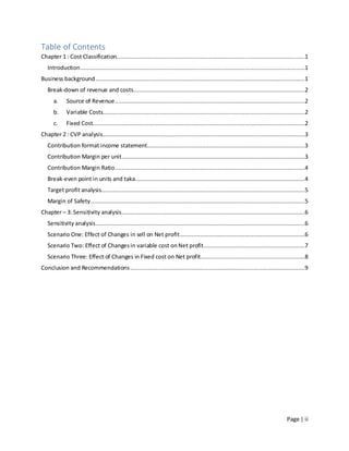 Managerial accounting assignment | PDF