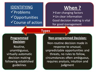 Managerial and workers decision making | PPT