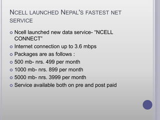 Ncell Company Profile - Presentation | PPTX