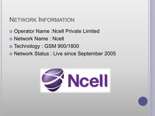 Ncell Company Profile - Presentation | PPTX