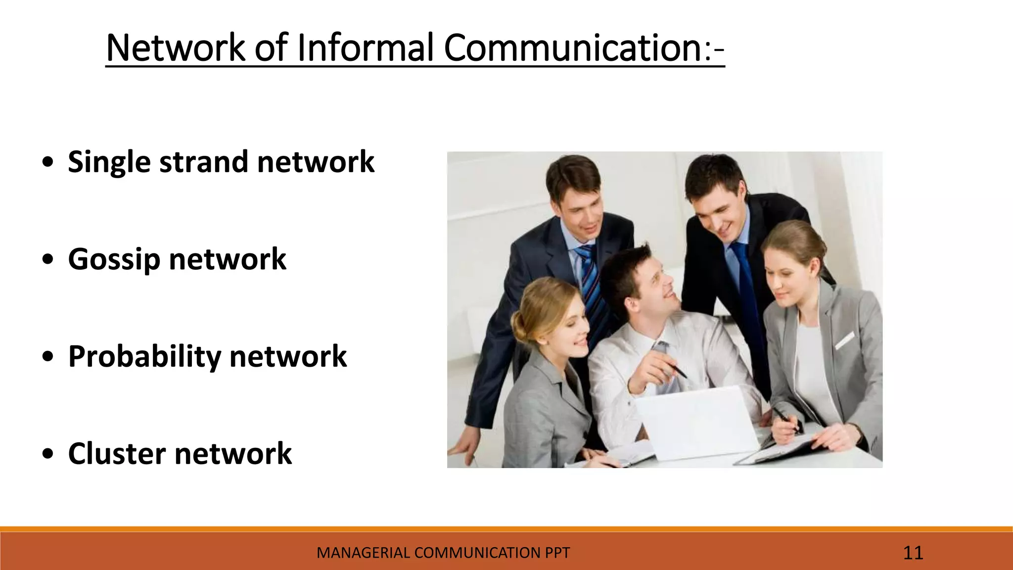 Managerial communication- Formal and Informal Communication ...