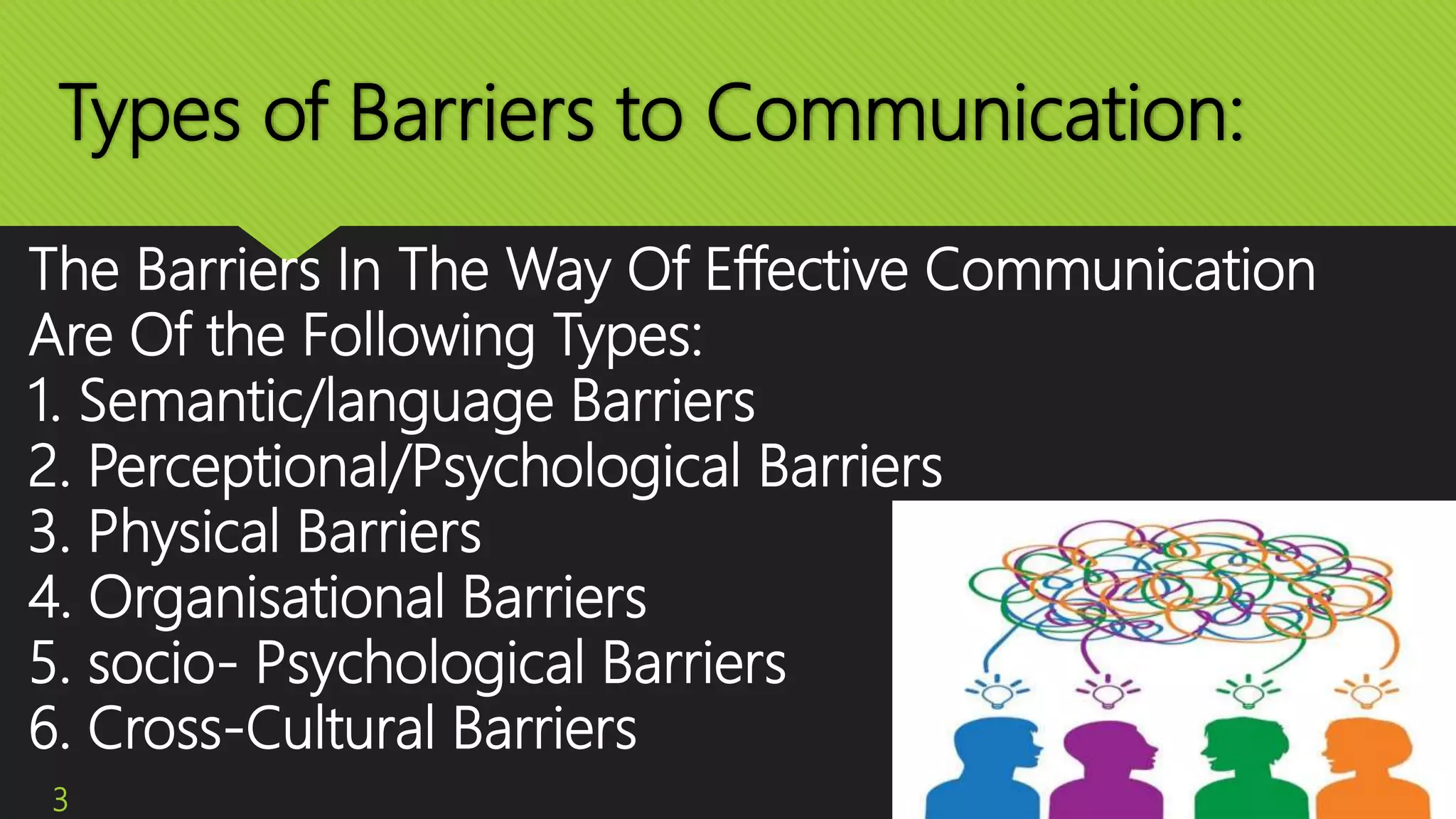 Managerial communication & soft skills- Barriers to communication | PPTX