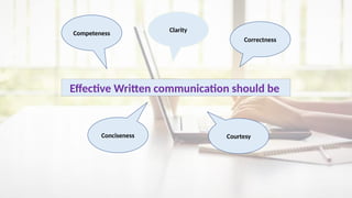 Managerial communications, written Communication.pptx