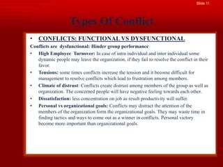 Managerial conflict | PPTX