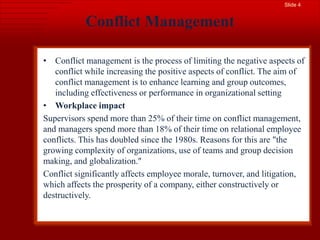 Managerial conflict | PPT