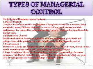 Managerial Control By Rajendra Nath Naik | PPT