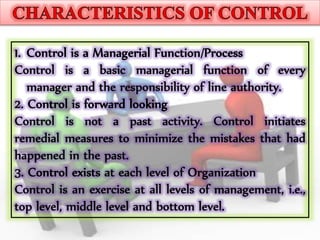 Managerial Control By Rajendra Nath Naik | PPTX