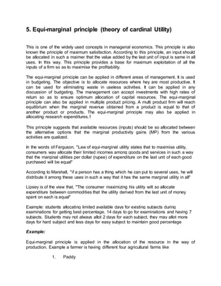 MANAGERIAL ECONOMICS FIVE TOOLS | DOCX