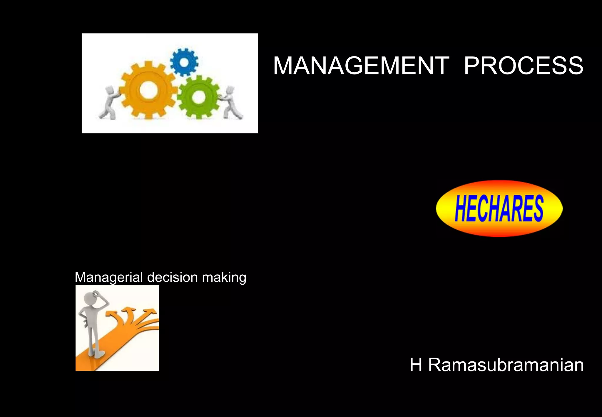 Managerial Decision Making - MANAGEMENT PROCESS | PDF | Business ...