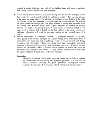 Managerial economics | DOCX