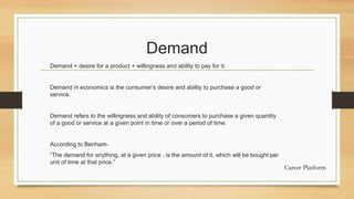 Demand Analysis in Brief. | PPTX
