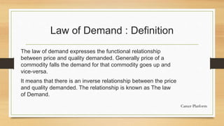 Demand Analysis in Brief. | PPTX