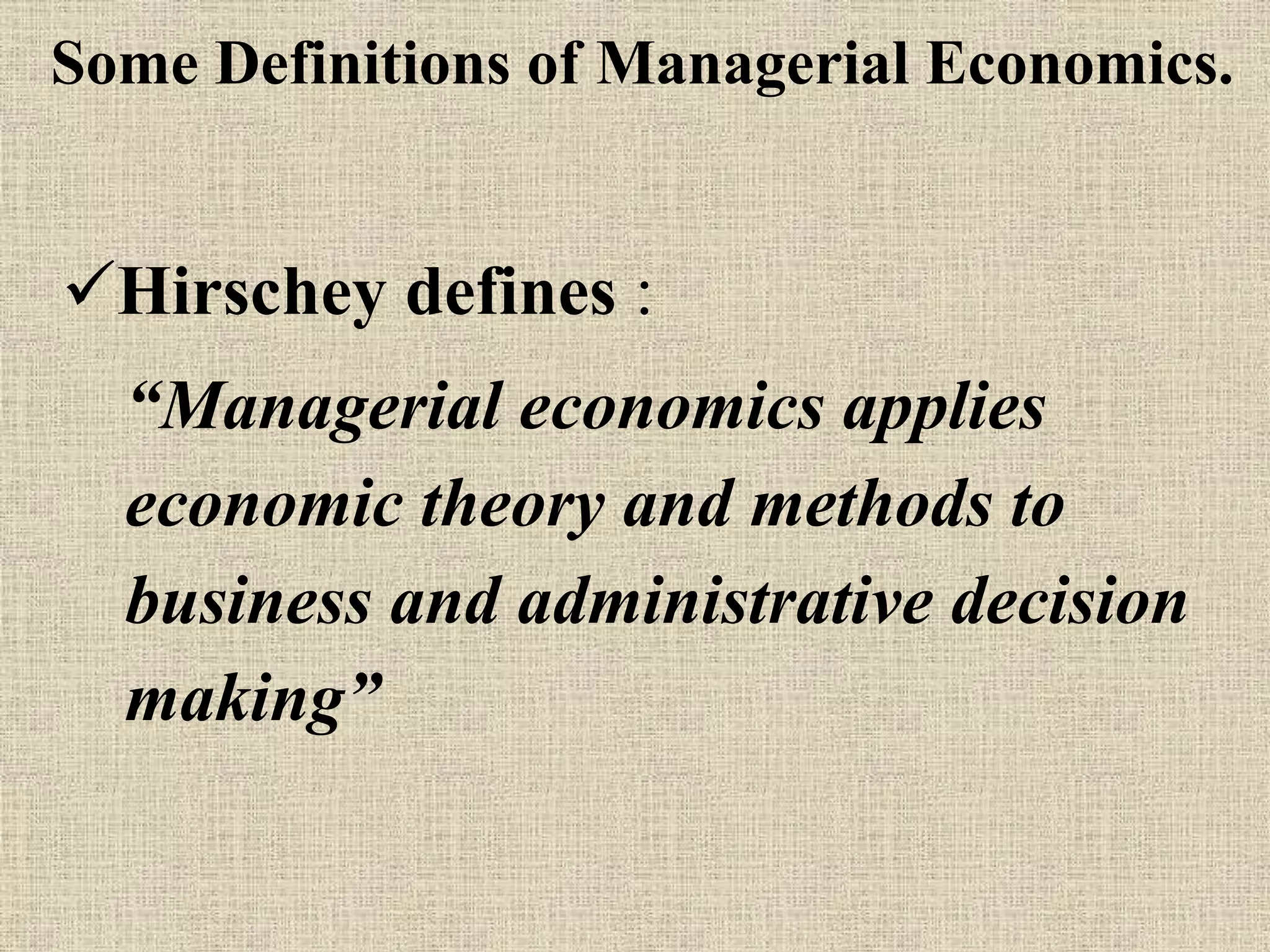 Managerial economics | PPTX