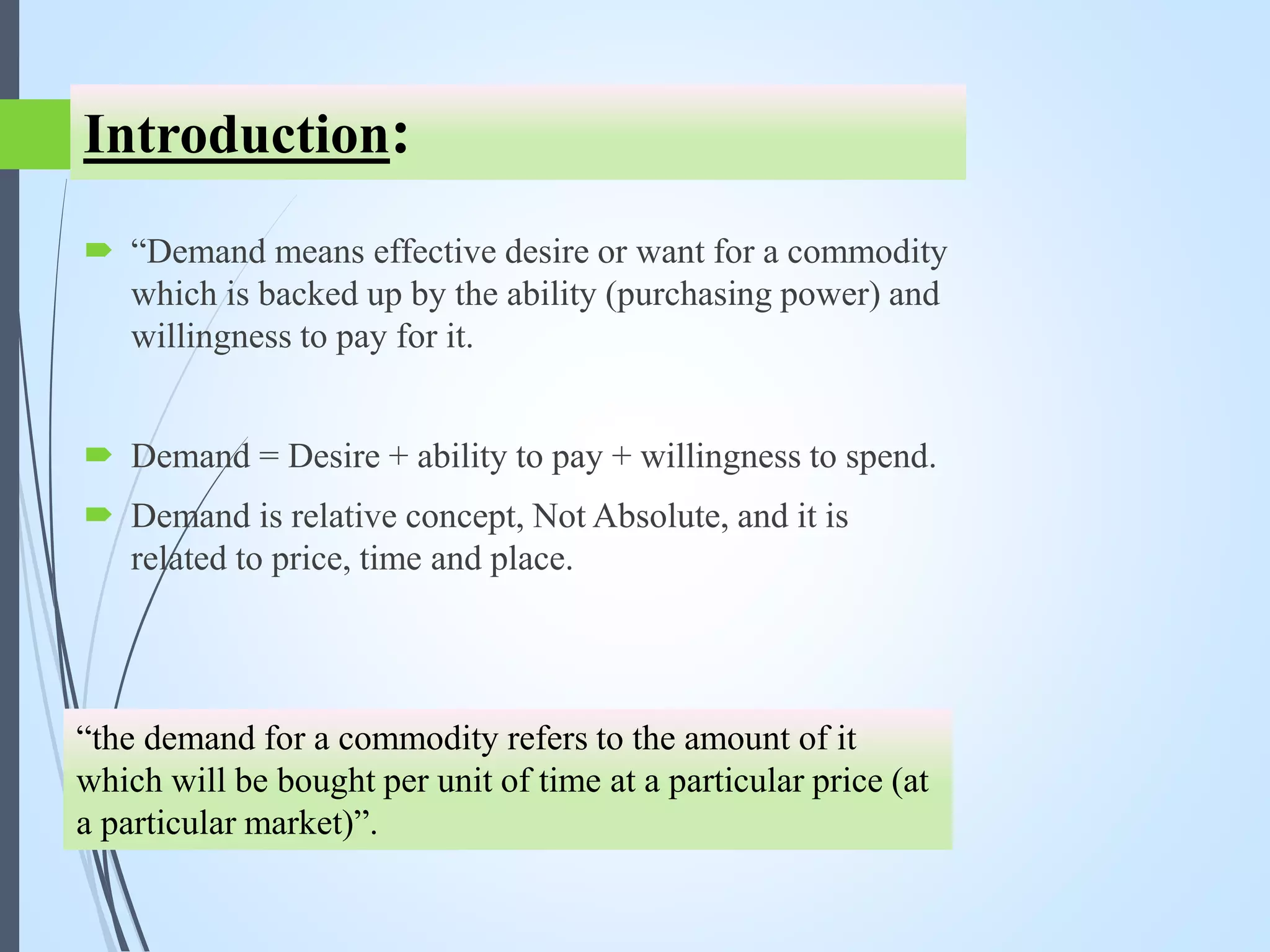 Ppt on Demand Analysis, Presentation on Demand Analysis, Managerial ...