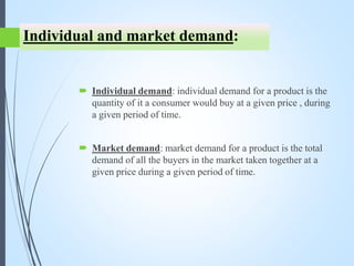 Ppt on Demand Analysis, Presentation on Demand Analysis, Managerial ...